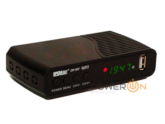 OPERASKY OP-507 DVB-T2 > PowerON